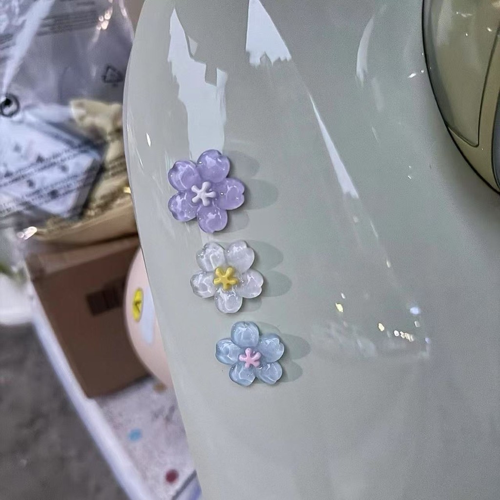 Jual Stiker Bunga Lima Kelopak Es Transparan - Aksesoris Kecil Hiasan ...