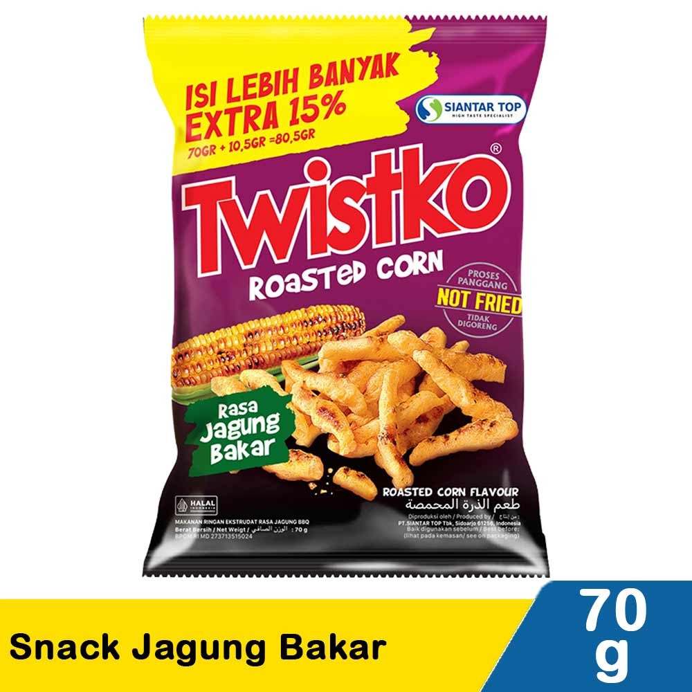 Jual TWISTKO SNACK JAGUNG BAKAR 70g | Shopee Indonesia
