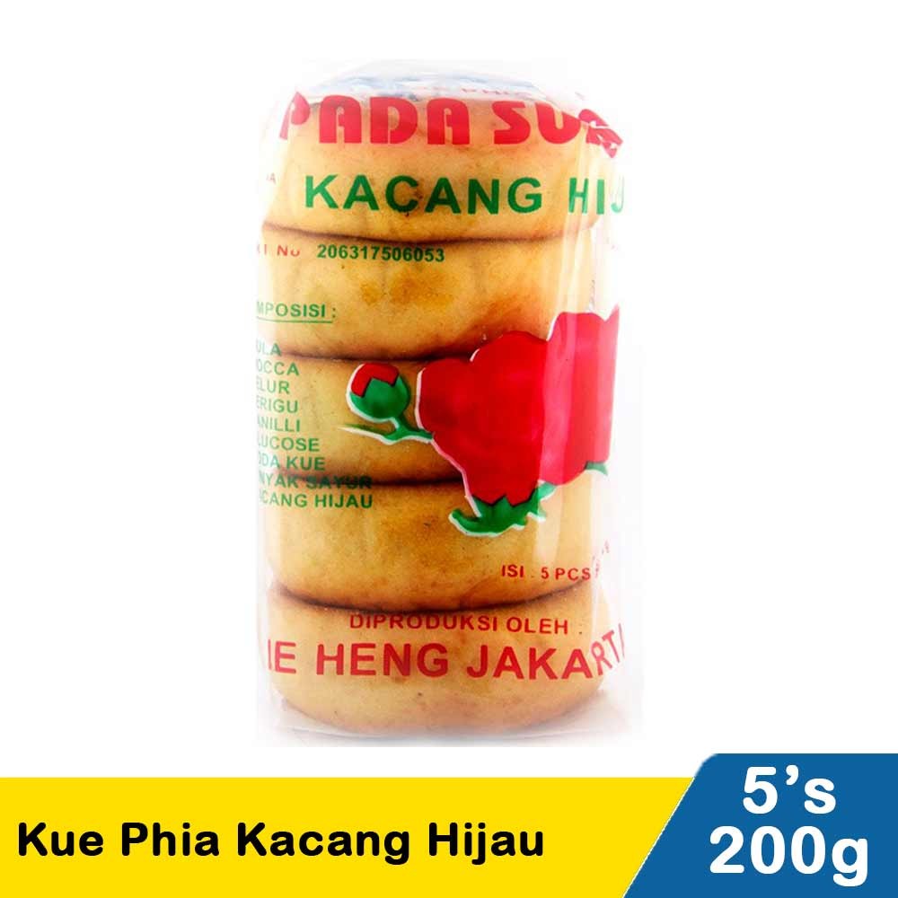 Jual PADA SUKA KUE PHIA 5'S KACANG HIJAU 200g | Shopee Indonesia
