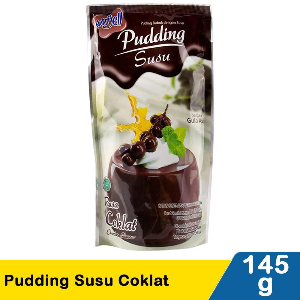 Jual NUTRIJELL / AR PUDDING SUSU COKLAT 145g | Shopee Indonesia
