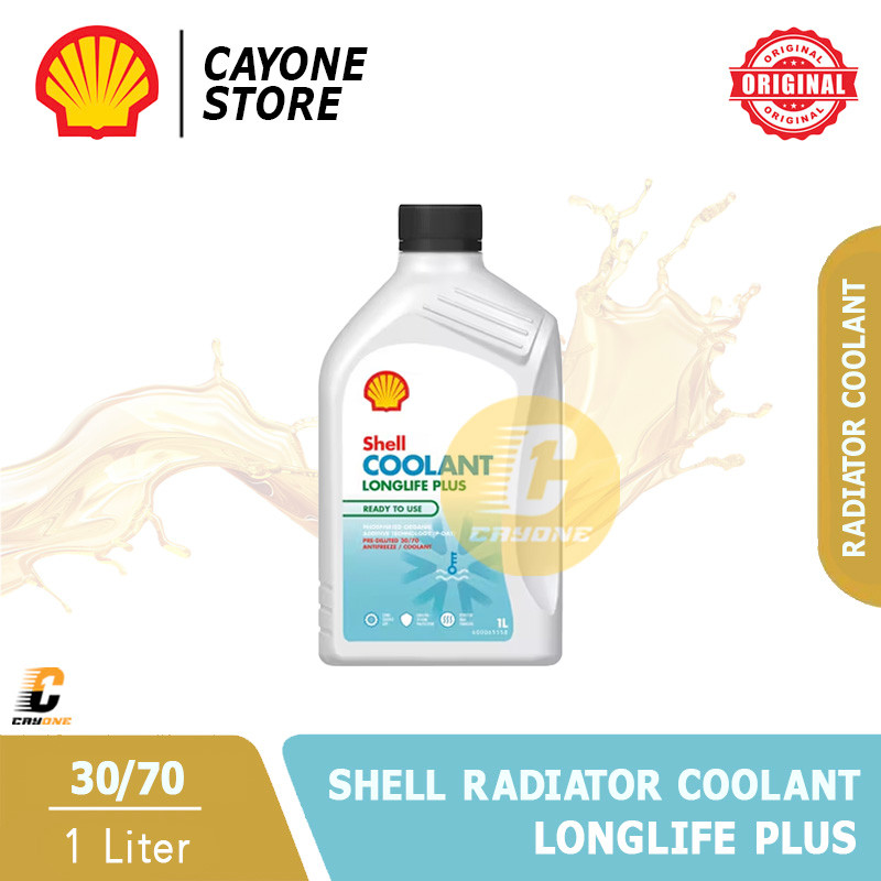 Jual SHELL Antifreeze Radiator Coolant Longlife Plus 30/70 1 L | Shopee ...