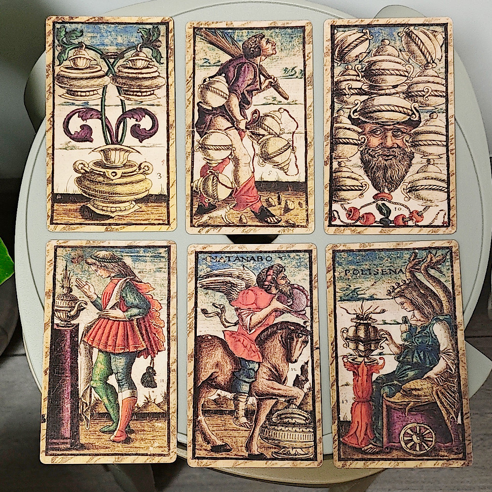 Jual Sola Busca Tarot Deck 12*7cm In Rigid Box 78 Pcs Vintage Tarot ...