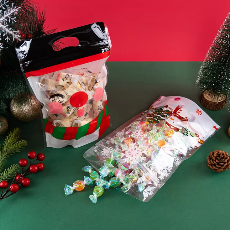 Jual 6466 Christmast Cookies Packaging / Snack Wrapper Motif Natal ...