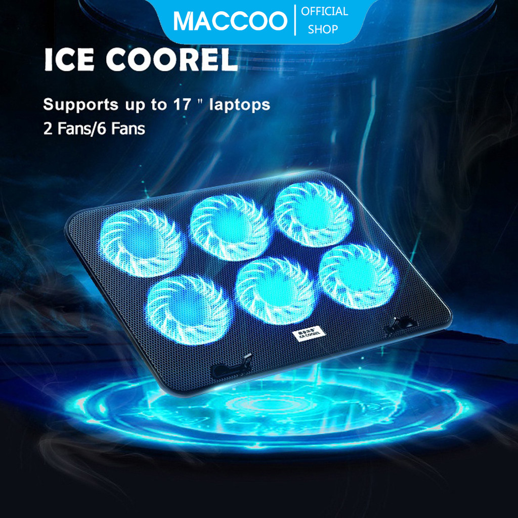 Jual MACCOO Cooling Pad Pendingin Kipas Laptop Portable Aluminium ...