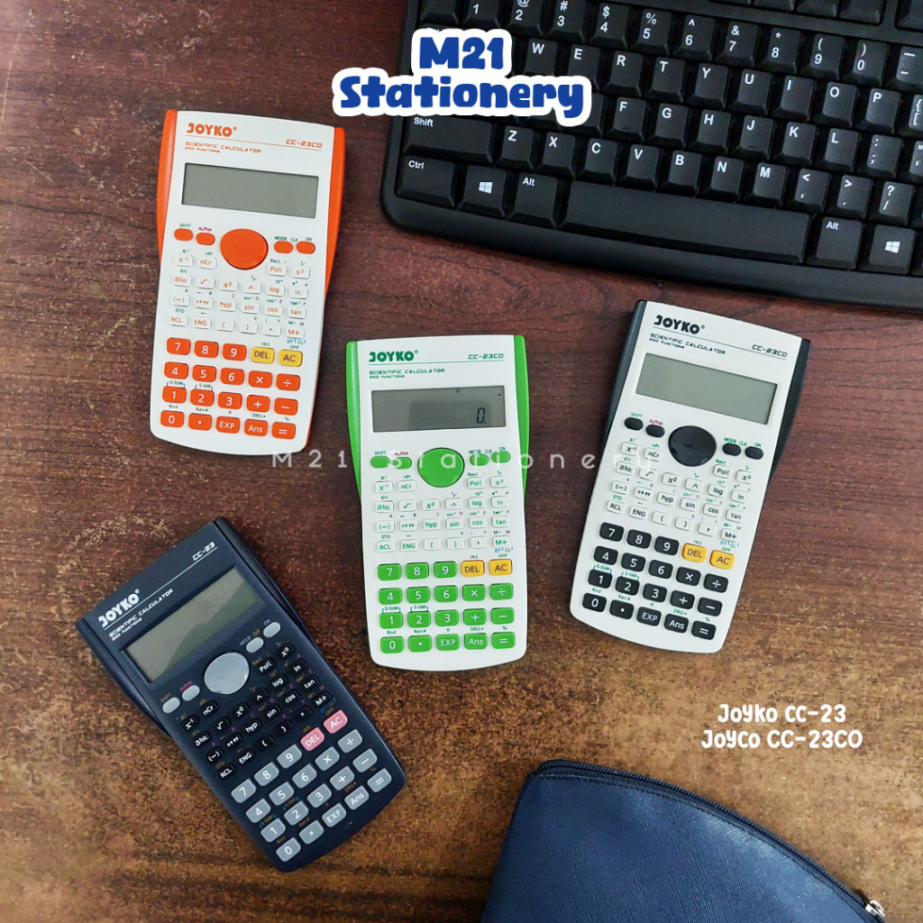 Jual KALKULATOR SCIENTIFIC JOYKO CC-23 & CC-23CO / ORIGINAL 240 FUNGSI CALCULATOR SAINS ILMIAH ...
