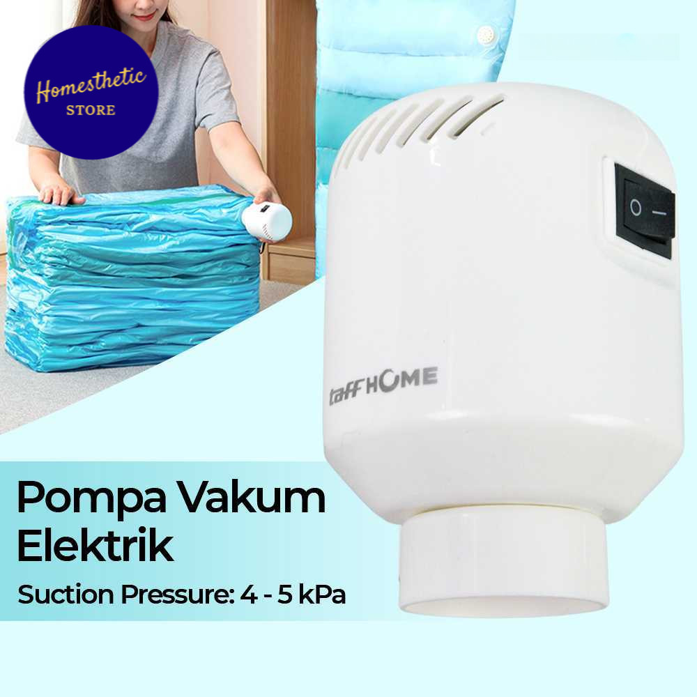 Jual Pompa Vakum Elektrik Plastik Baju Vacuum Bag Pump EU 4-5 kPa 55W ...