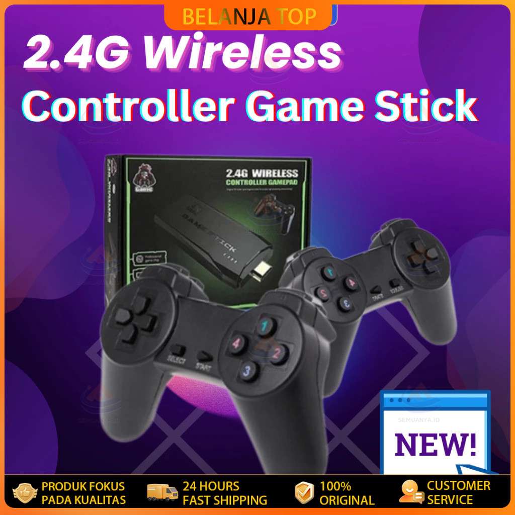 Jual COD Game Stick Wireless 4K Dengan Gamepad HDMI TV Video Games M8 ...