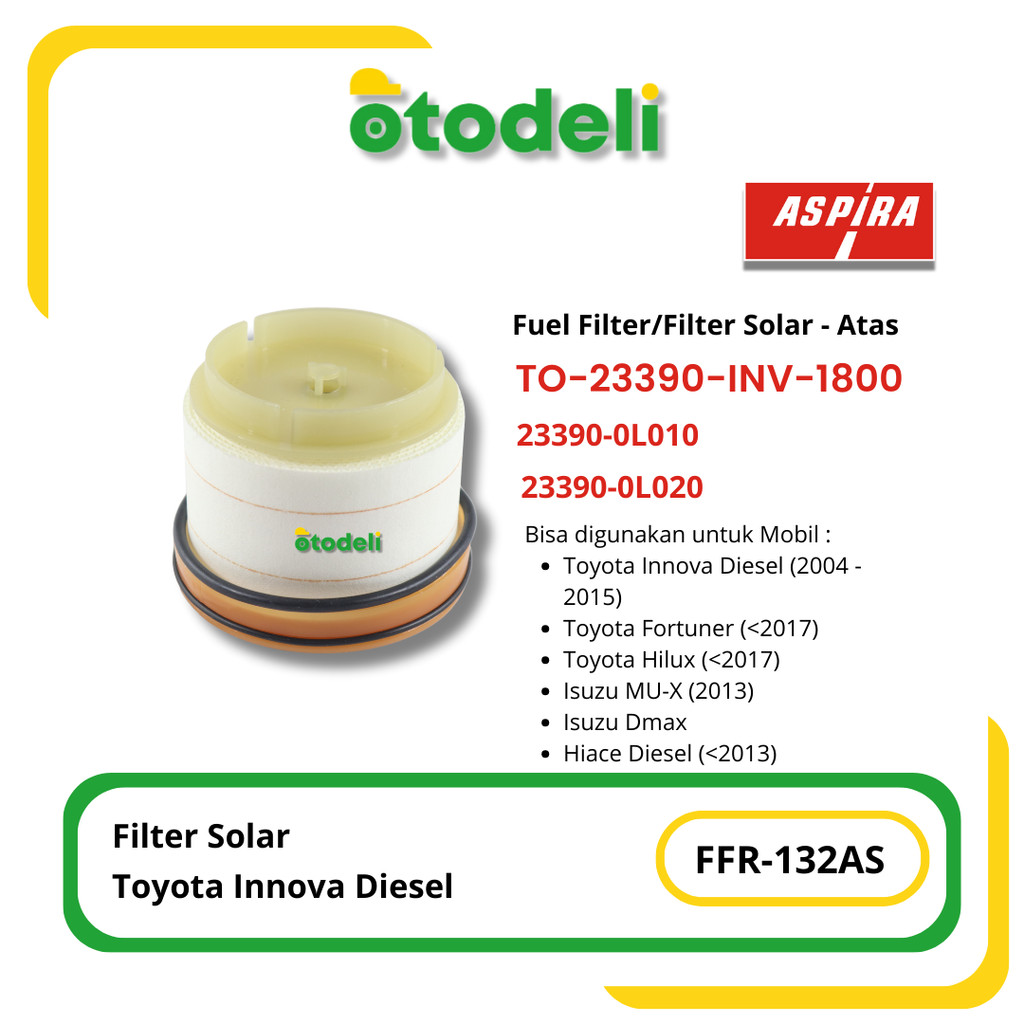 Jual Fuel Filter Toyota Innova Diesel Aspira | Shopee Indonesia