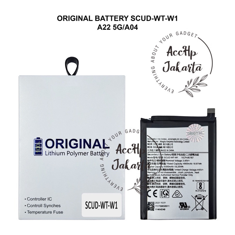 Jual Baterai Batrei Samsung A04 / A22 5G Battery Batre Batrai SCUD-WT ...