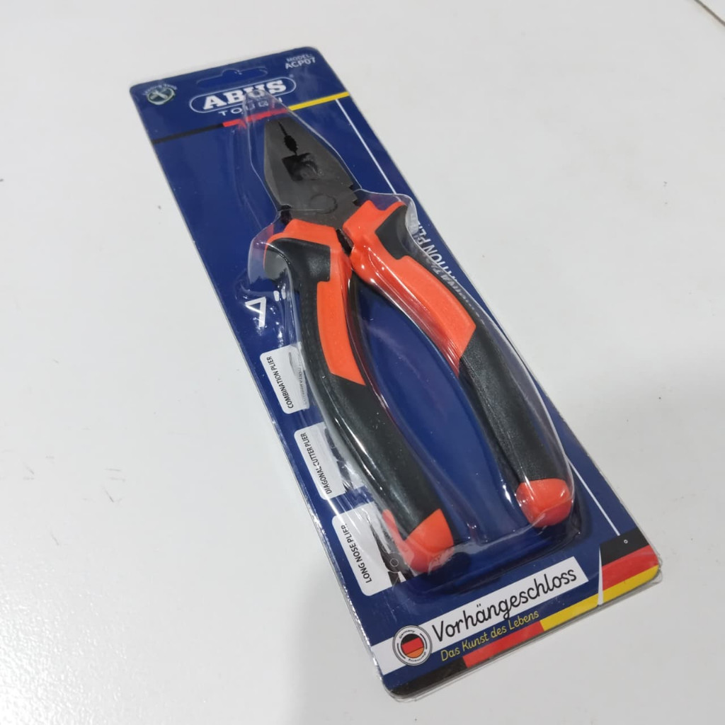 Jual Tang Potong Combination Pliers Tang Kombinasi ABUS | Shopee Indonesia