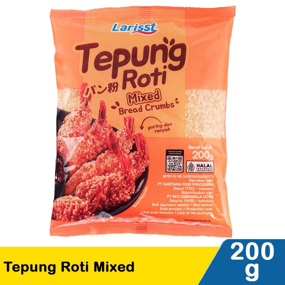 Jual LARISST TEPUNG ROTI MIXED 200g | Shopee Indonesia