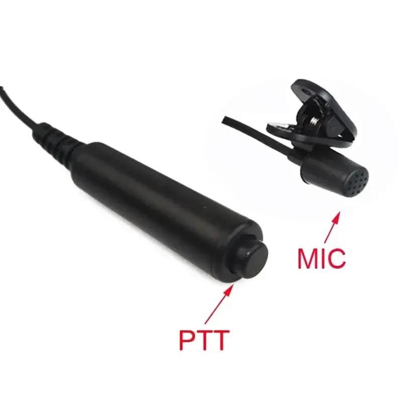 Jual 3 Wire Pro Covert Acoustic Air Tube PTT Mic Microphone Earpiece ...