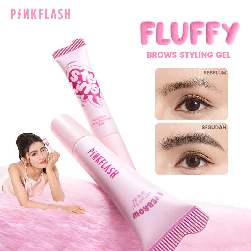 Jual Pinkflash Fluffy Styling Tinted Brow Gel Waterproof Transfer-proof ...