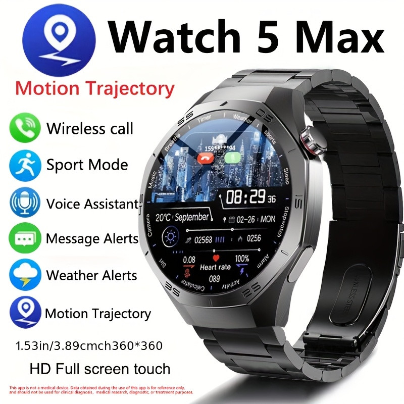 Jual 2025New For Android and ios Smart Watch Men AMOLED Screen GPS ...