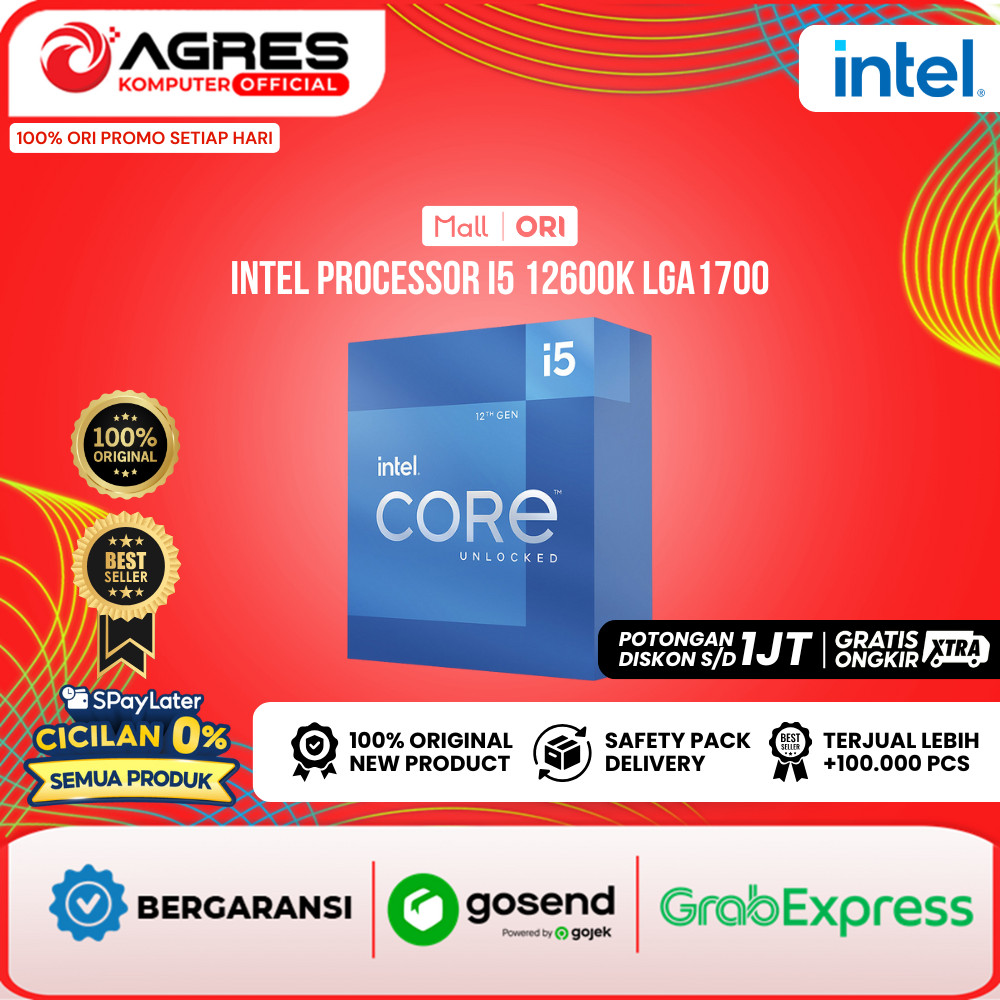 Jual INTEL PROCESSOR I5 12600K LGA1700 3Y | Shopee Indonesia