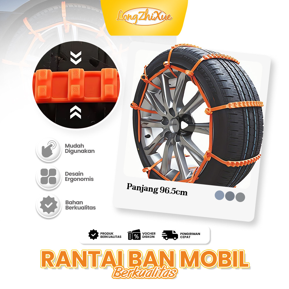 Jual 【40 pcs】Car Chain Universal - Rantai Ban Mobil All Size (S-XXL ...
