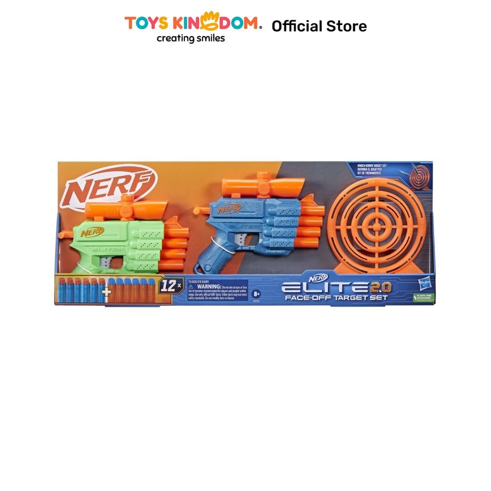 Jual Toys Kingdom Nerf Elite 2.0 Face Off Target Set Toys Kids Toy ...