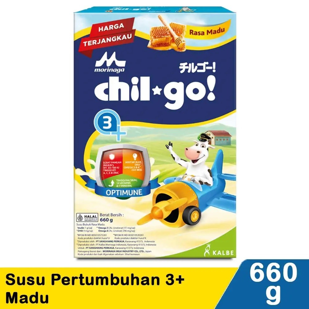 Jual CHILGO 3+ SUSU PERTUMBUHAN MADU 660g | Shopee Indonesia