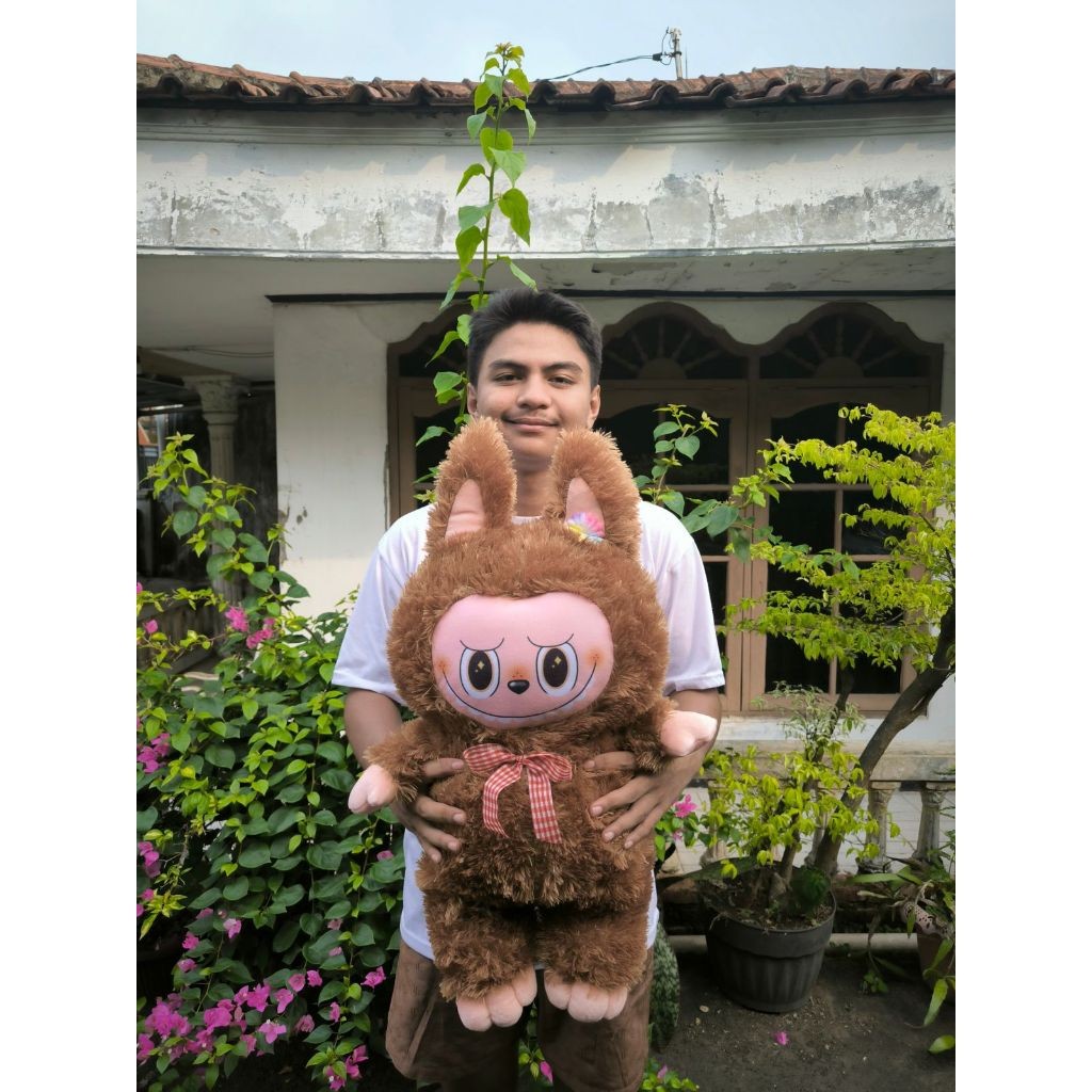 Jual SUMERKAN (JUMBO 75 CM ) Boneka Labubu The Monster Macaroon Viral ...