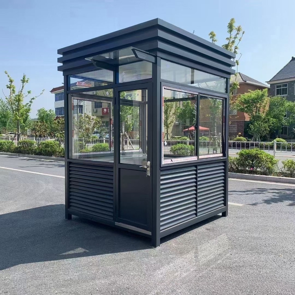 Jual Outdoor Security Booth Mobile Duty Room Toll Booth Guard Booth On ...