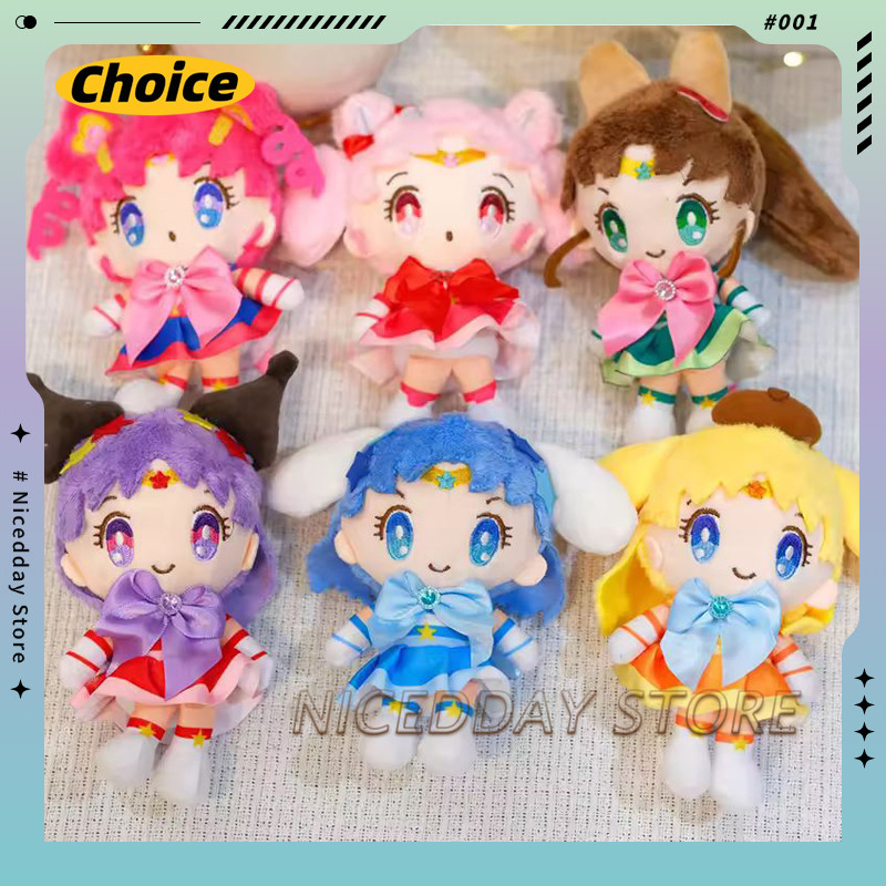 Jual 10cm Sailor Moon Series Tsukino Usagi Chibiusa Action Figures ...