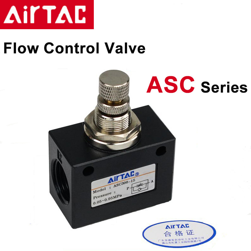 Jual Airtac ASC-100/200/300-06/08/10/15 Flow Control Valve | Shopee ...