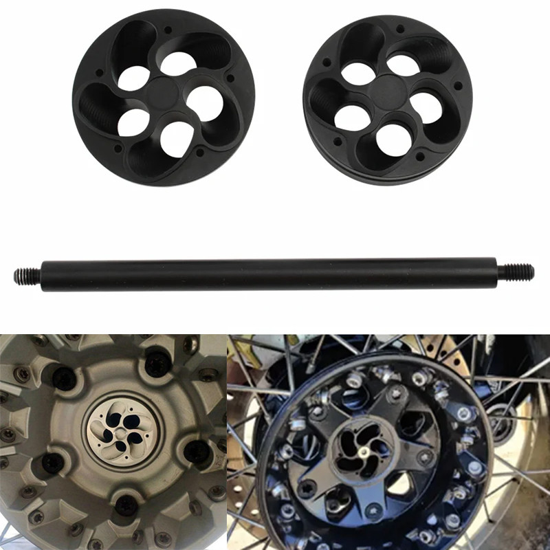 Jual Motorcycle Rear Wheel Hub ert Cover Fork Axle Cap Crash Protector ...