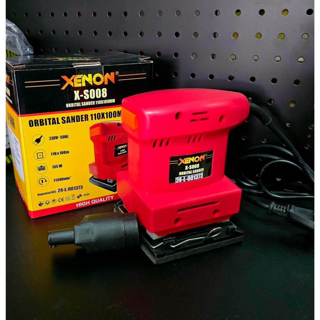 Jual Mesin Amplas Listrik Kotak Sander Kayu 135 WATT XENON X-S008 ...
