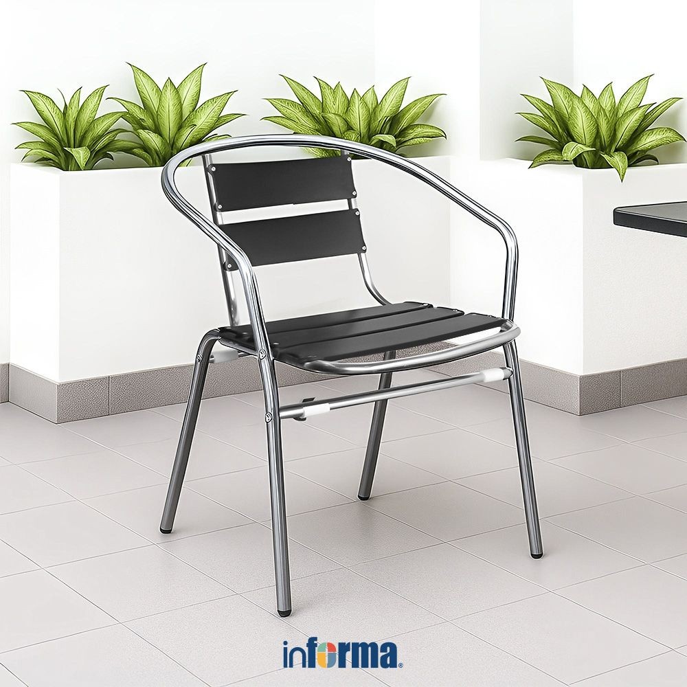 Jual Informa Alba Kursi Teras - Hitam Balcony Chair Furniture Outdoor ...