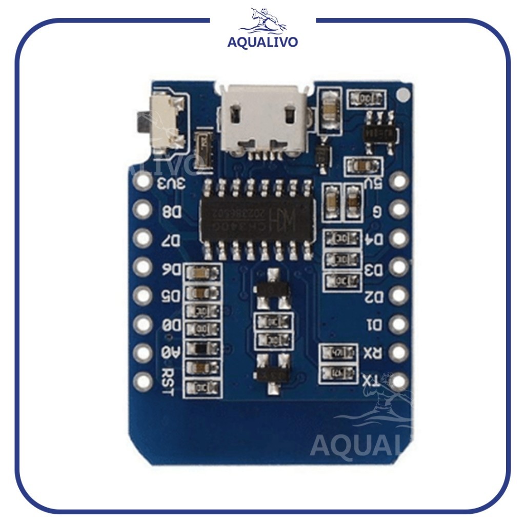 Jual AQUALIVO D1 Wemos Mini Wifi NodeMcu 4MB Lua IOt ESP8266 MICRO USB ...