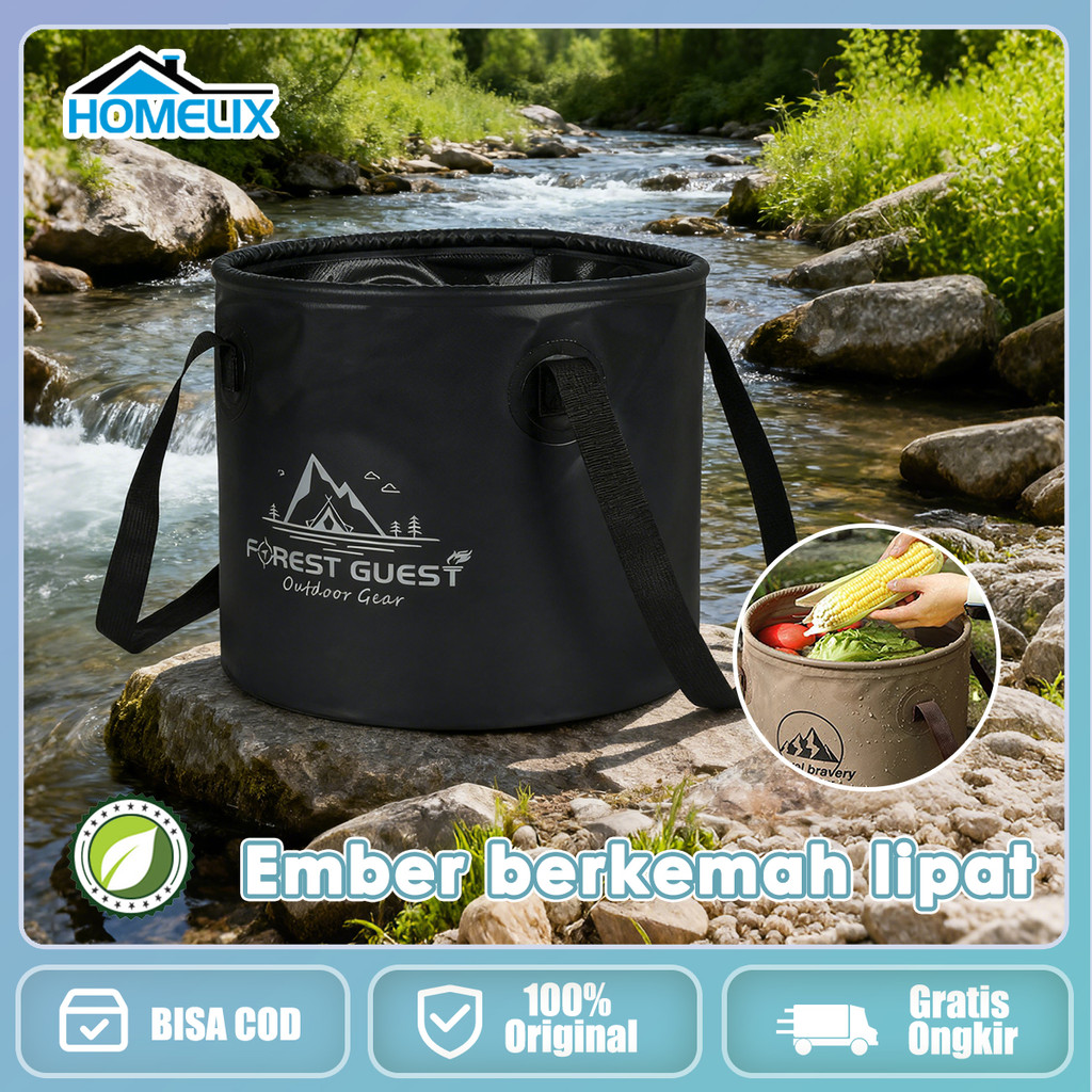 Jual Homelix Ember Lipat Portable Kapasitas 10 liter dan 20 liter Ember ...