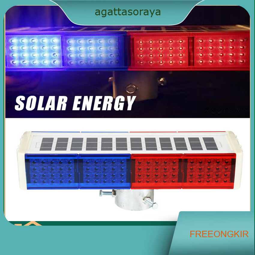 Jual Lampu Warning Light Solar Tenaga Surya Outdoor Waterproof Safety ...