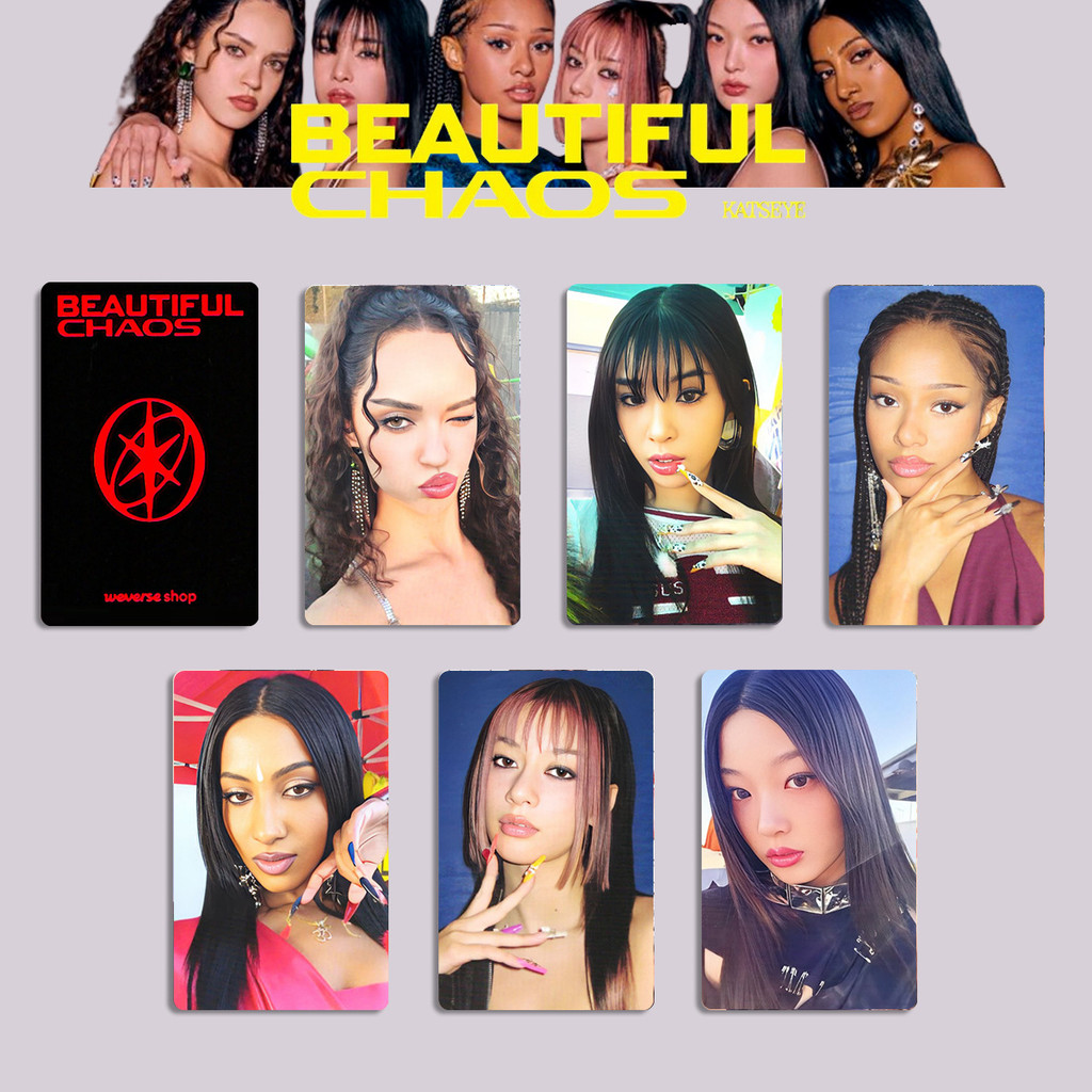 Jual KPOP KATSEYE 6Pcs/Set Photocards List Daniela Lara Megan BEAUTIFUL ...