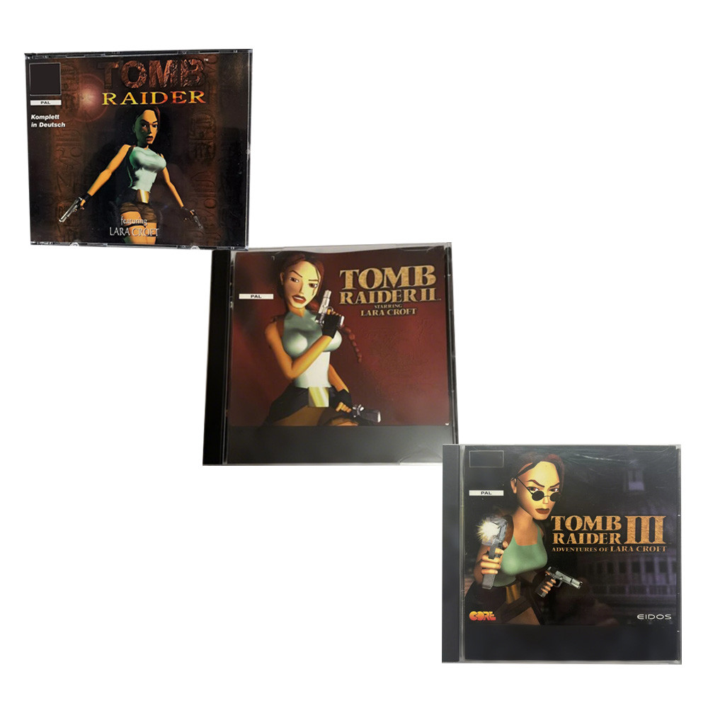Jual PS1 tomb raider Copy Disc Game Black Bottom Unlock Console Station ...