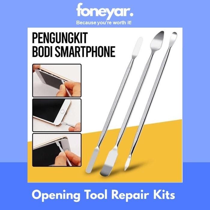 Jual ALAT CONGKEL HP PEMBUKA CASING HP LAPTOP STAINLESS STEEL 3PCS ...