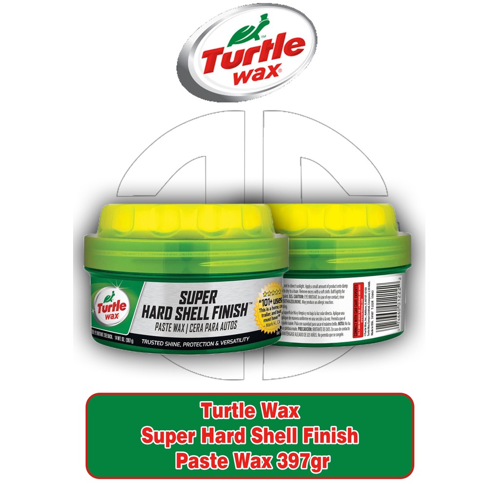 Jual turtle wax super hard shell finish paste wax 397gr t-222r 66488 ...