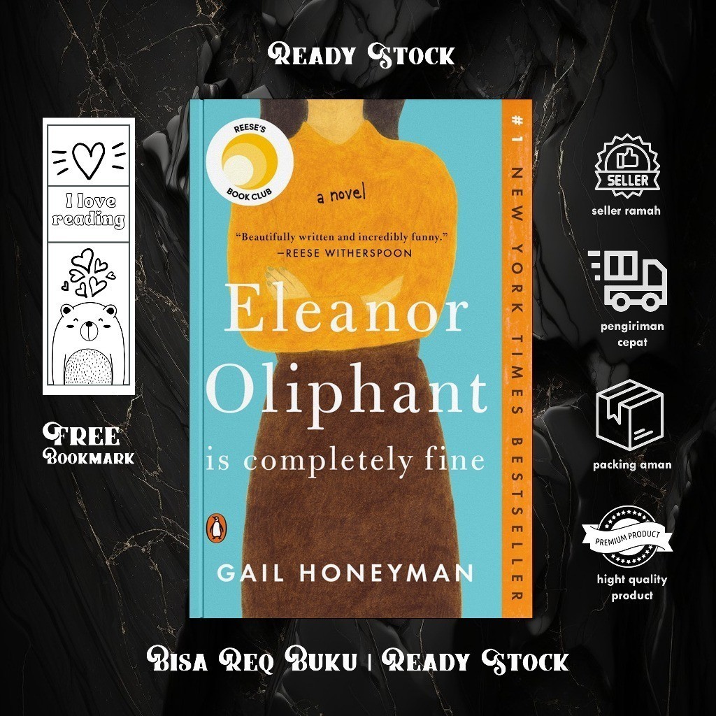 Jual Eleanor Oliphant is completely fine by Gail Honeyman | Shopee ...