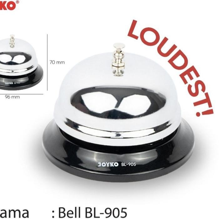 Jual Bel Panggil Besar Bel Meja Big Call Bell JOYKO BL-905 Stainless ...