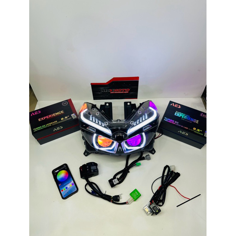 Jual PAKETAN BILED AES TURBO VARIO 125 all new FULLSET PNP | Shopee ...