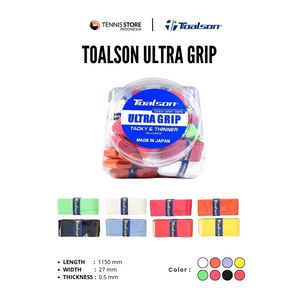 Jual Grip Toalson Ultra Grip Badminton / Tenis / Padel Original ...