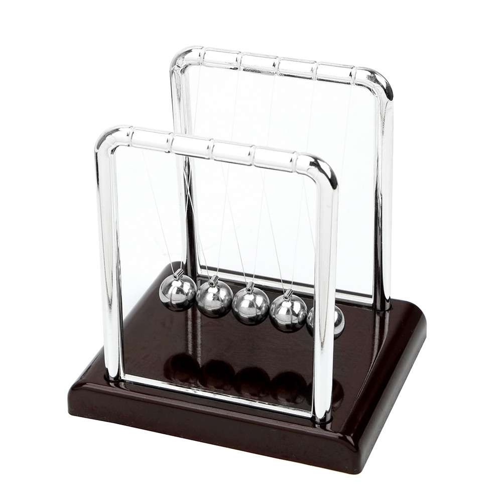 Jual Newton's Cradle Desk Table Decor Metal Pendulum Ball Steel Balance ...