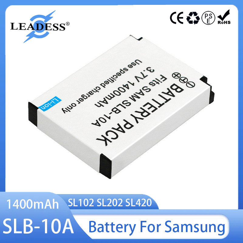 Jual SLB-10A Camera Battery 1400mAh Reargeable Batteries for Samsung ...