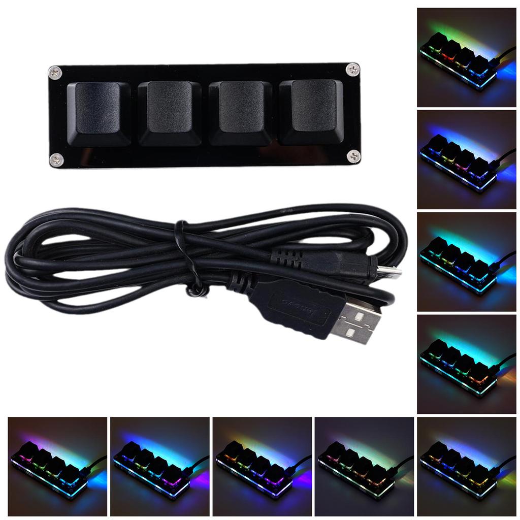 Jual Mini USB Custom Meanical Keyboard 2/4/6/7/8/9/12/16/24 Keys Gaming ...