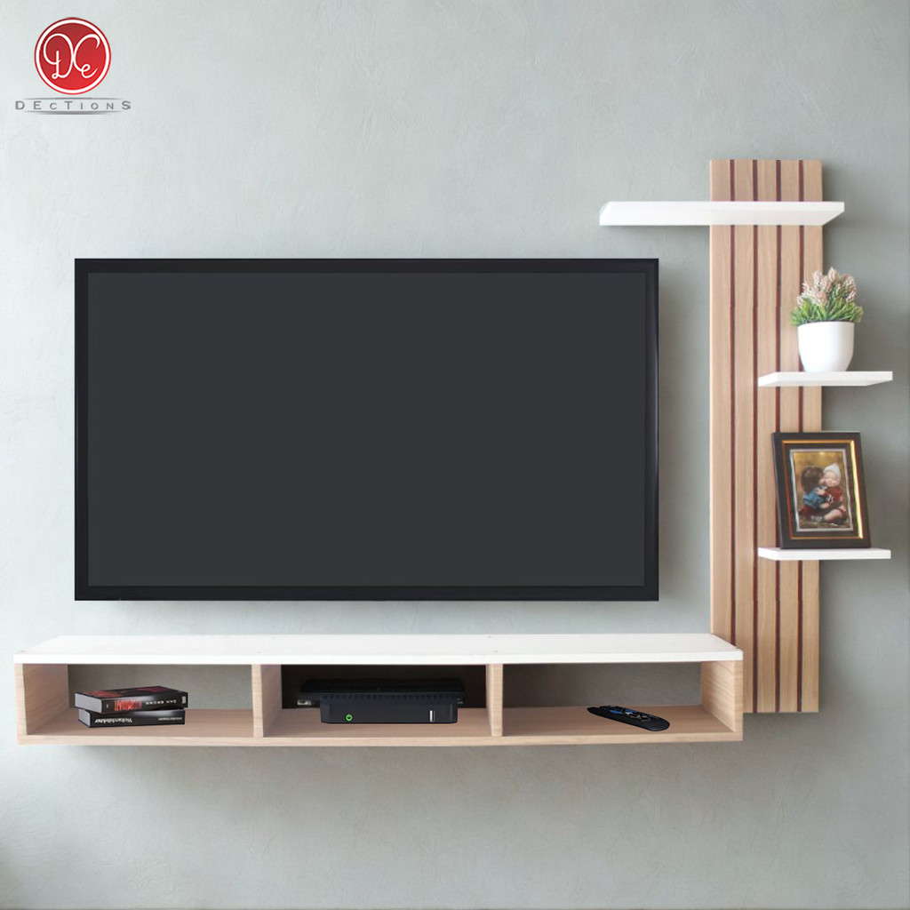 Jual Dections Set Furniture Rak TV Dinding Minimalis / Meja TV Tempel ...