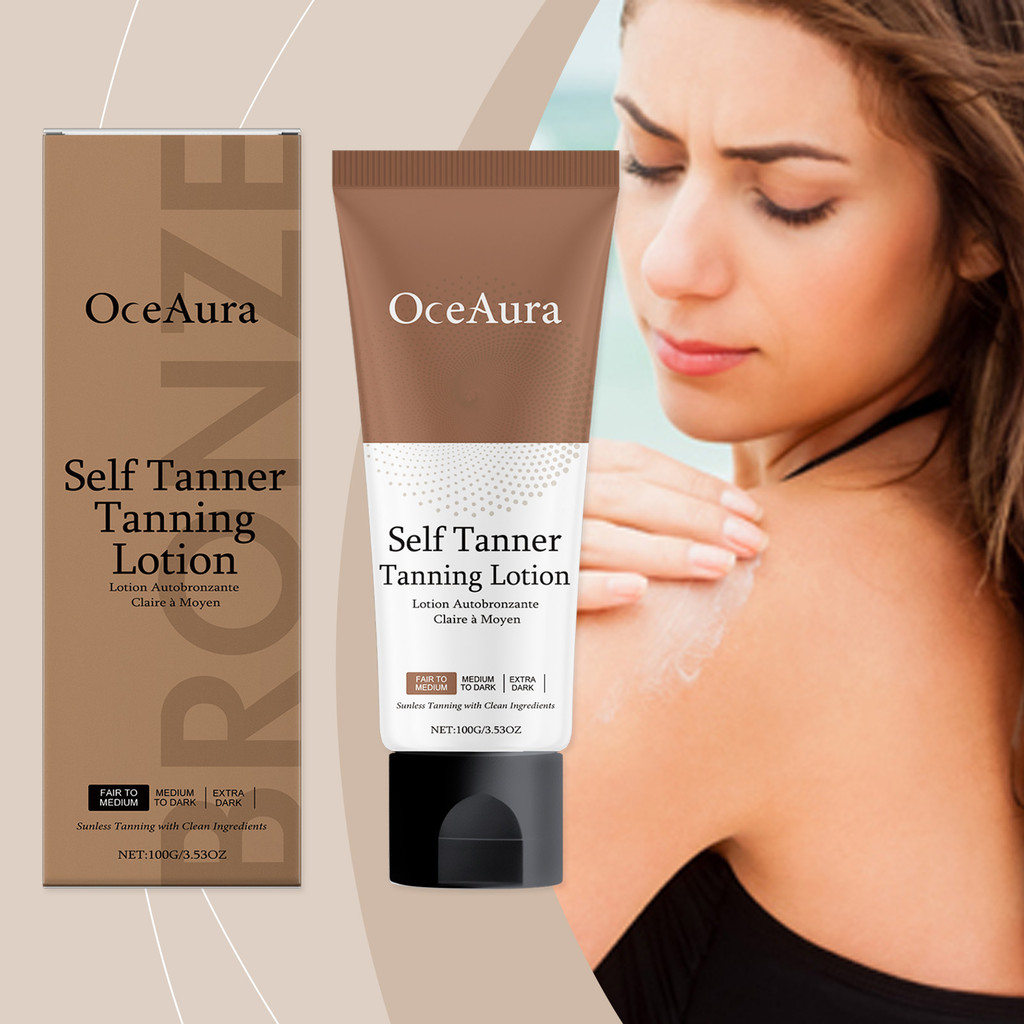 Jual OceAura Hydrating Moisturizing Sunless Tanning Cream Radiant Glow ...