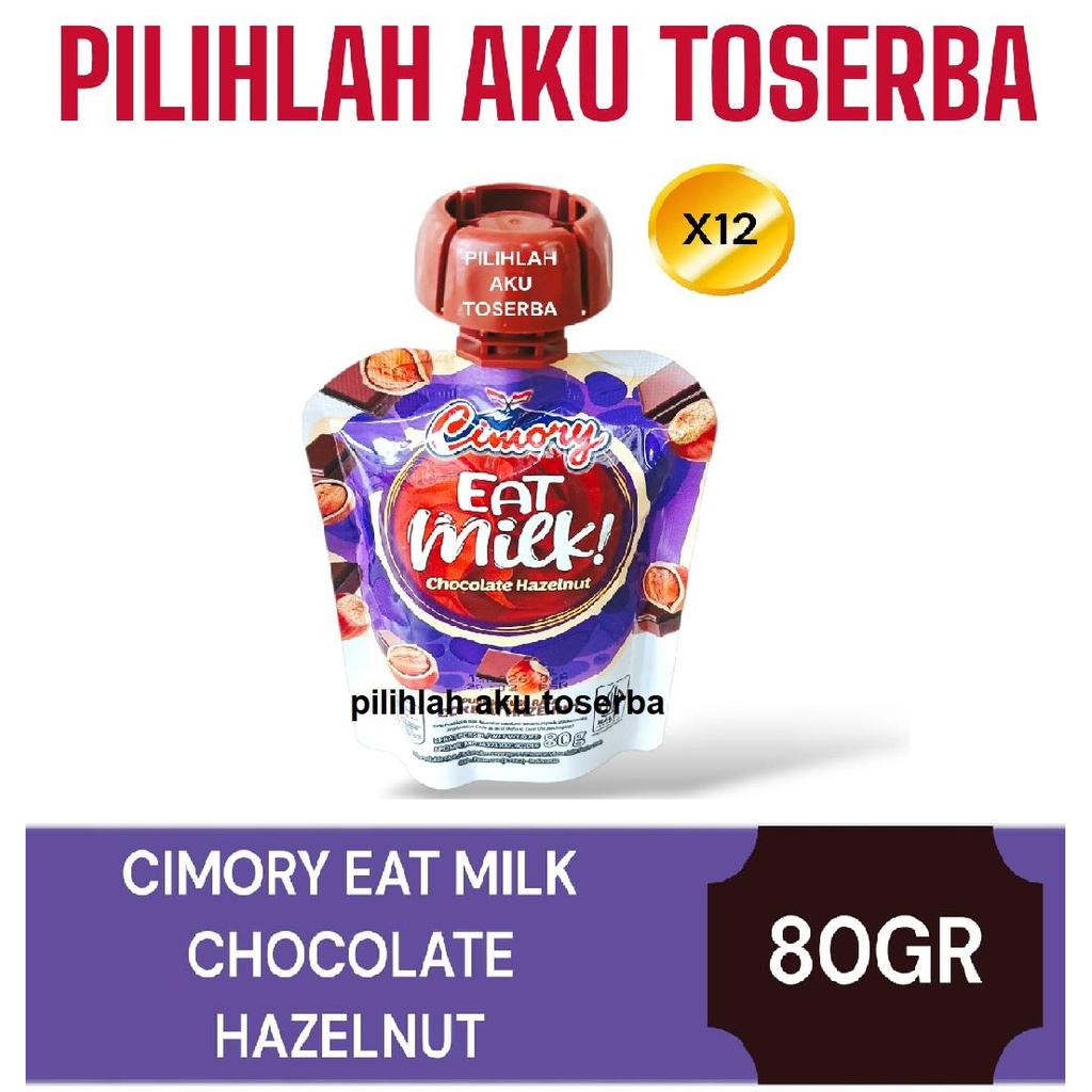 Jual Eat Milk Cimory Pudding Susu Rasa Chocolate Hazelnut - ( HARGA 12 ...