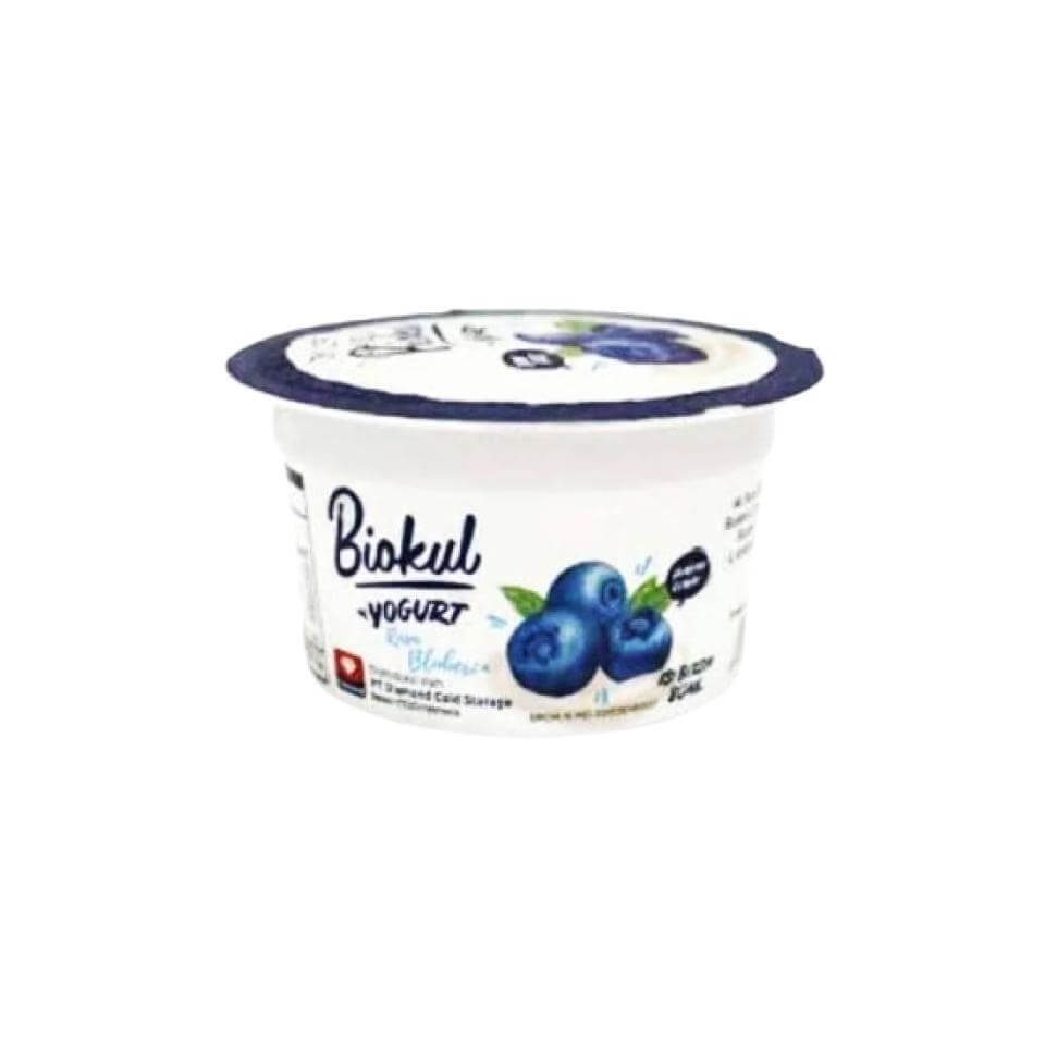 Jual Biokul Yoghurt Stirred Blueberry Cup 80 ml | Shopee Indonesia