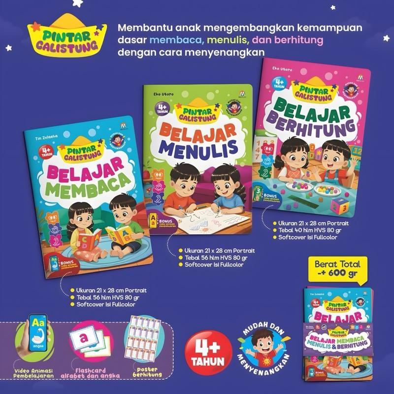 Jual Ziyadbooks - Pintar Calistung - Buku Belajar Membaca Menulis ...