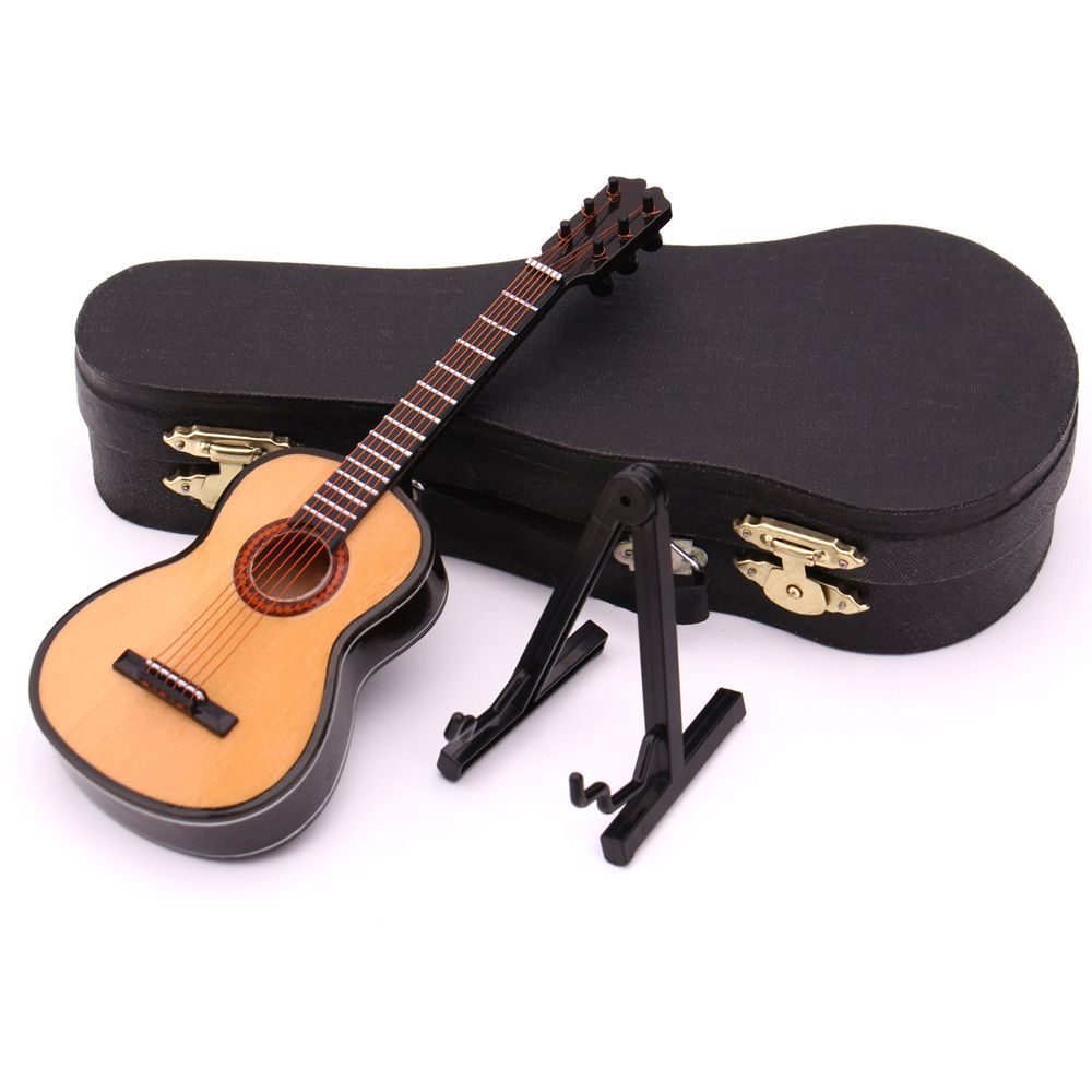 Jual Toys Electric Guitar Model Dolls House Miniature Guitar Desk Decor ...