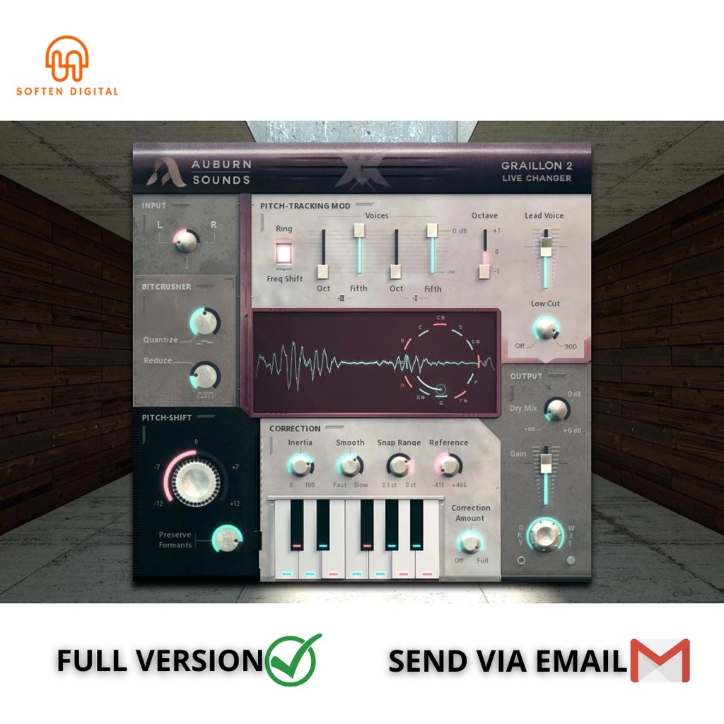 Jual Auburn Sounds Graillon v2 VST Plugin Vocal Live Changer that ...